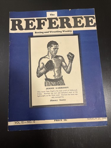 The Referee Boxing and Wrestling Weekly | eBay