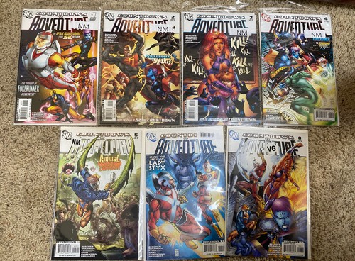 COUNTDOWN TO ADVENTURE #1-6,8 2007-2008 DC COMICS VGNM Starfire Animal ...