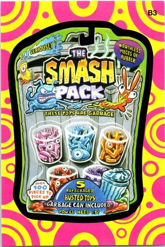 2014 TOPPS WACKY PACKAGES SERIES 1 (ANS 12) BONUS CARD B3 THE SMASH ...