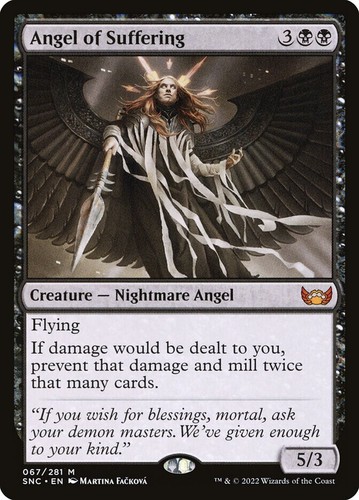 MTG Angel of Suffering ~ Streets of New Capenna Mint Mythic Rare 067/ ...
