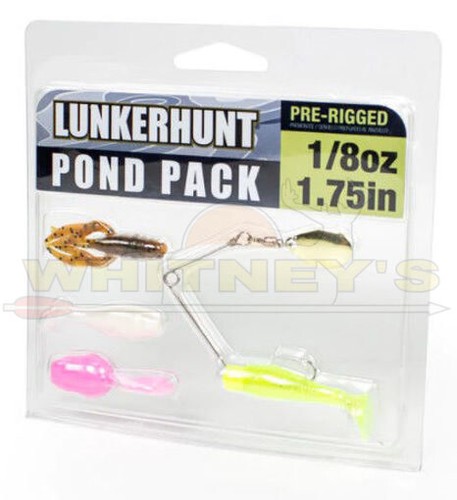 Lunkerhunt Fishing Lures Pond Pack, 1.75", 1/8oz. - Stained Water ...