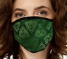 St Patrick’s Day Shamrock Premium face mask Celtic Black | eBay