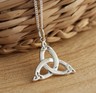 Solid 925 Sterling Silver Celtic Irish Gaelic Swirl/Spiral Knot Charm ...