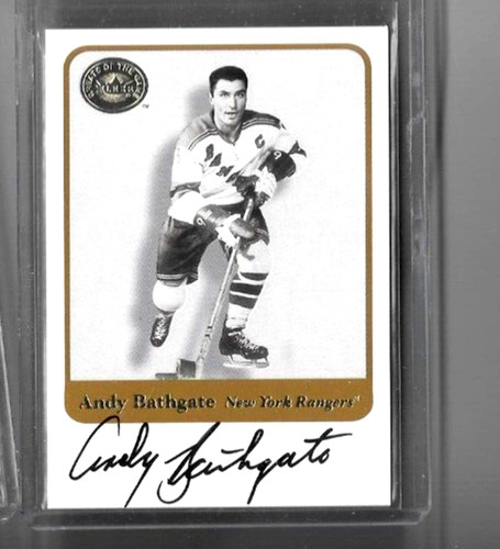 ANDY BATHGATE 2001 FLEER GREATS OF THE GAME CERTIFIED AUTOGRAPH | eBay