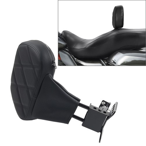Adjustable Driver Rider Backrest Pad For Harley Street Glide Road King ...