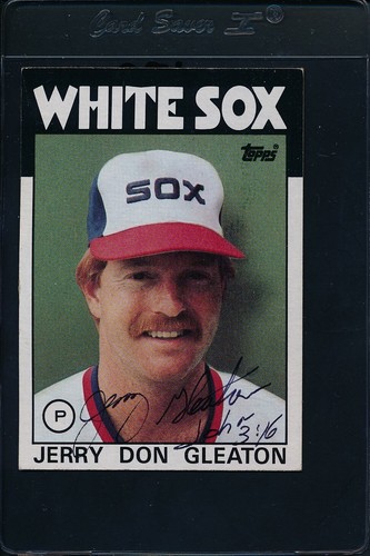 1986 Topps #447 Jerry Don Gleaton White Sox Signed Auto *17201 | eBay