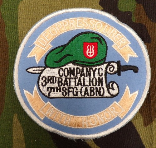US Army C Co, 3rd Bn, 7th Special Forces Group ODA SFODA Team Patch | eBay