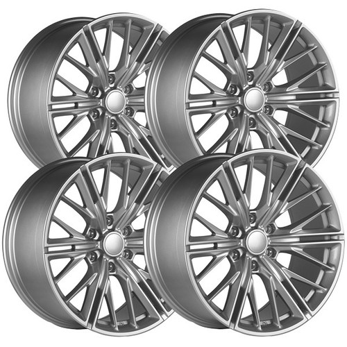 (Set of 4) OE Concepts C23 ZL1 Truck 24x10 6x5.5" +24mm Silver Wheels Rims | eBay