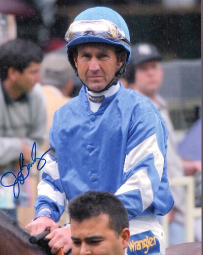 JERRY BAILEY HAND SIGNED 8x10 COLOR PHOTO+COA LEGENDARY HORSE JOCKEY | eBay