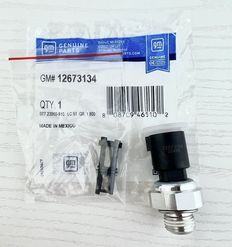 GM Engine Oil Pressure Sensor 12673134 With Filter 12585328 917-143 ...