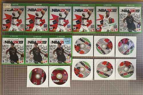 Lot Of 17 Sports Games for Xbox One NBA 2K 18, NBA 2k19, NBA 2k14 CIB ...
