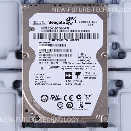 Seagate Mometus 5400.6 ST9320325AS 320 GB 2.5" 5400 RPM SATA HDD for ...