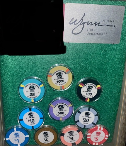 Lot Of 9 Wynn Casino Chips Lot NCV , Rare Poker Chips | eBay