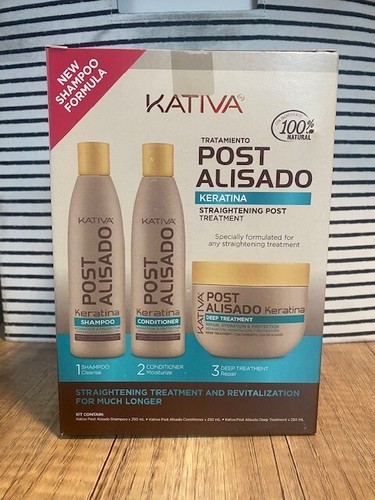 Kativa Straightening Post Treatment Set (Shampoo, Conditioner ...