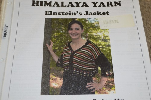 Himalaya Yarn Knitting Pattern Einstein's Jacket 38-46 | eBay
