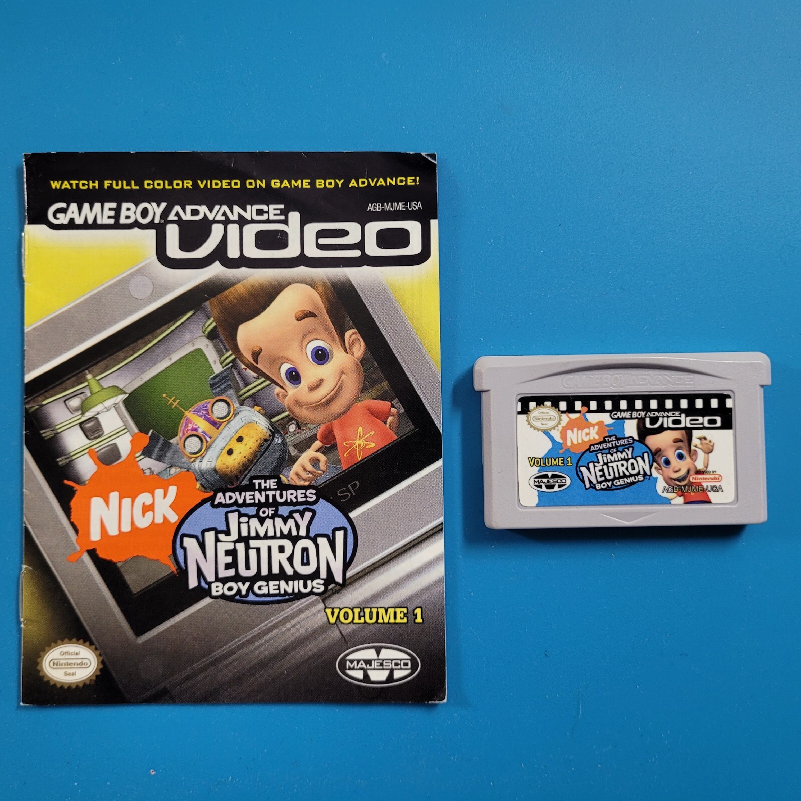 GBA Video: Jimmy Neutron Boy Genius Volume 1 Value - GoCollect (gameboy ...