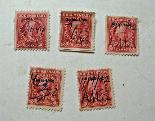 Internal Revenue 50 Cent Documentary Stamp 1940's Series | eBay