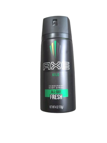 Axe Kilo Deodorant Body Spray All Day Fresh 4 oz Rare Original (1 ...