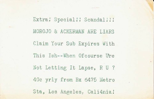 Vintage FORREST J ACKERMAN & MOROJO VOICE OF THE IMAGI-NATION ...