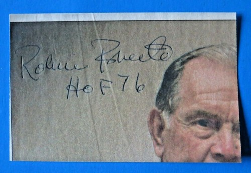 ROBIN ROBERTS SIGNED CUT ON 3.5x22 CUT MAGAZINE PAGE ~ BASEBALL ~ 100% ...