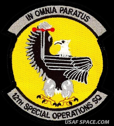 USAF 12th SPECIAL OPERATIONS SQUADRON -SOS - AIR COMMANDOS - ORIGINAL ...