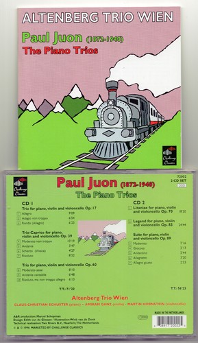 Paul Juon - The Piano Trios/Legend/Suite, Altenberg Trio Wien ...