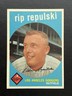 1959 Topps Baseball Card Rip Repulski Los Angeles Dodgers Near Mint ...