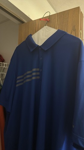 ADIDAS Mens 3-Stripes Chest Dri-fit Golf Polo Sport Shirts Size S-4XL ...