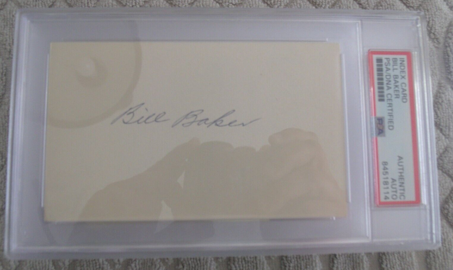 Bill Baker Autographed Memorabilia | Signed Photo, Jersey, Collectibles ...