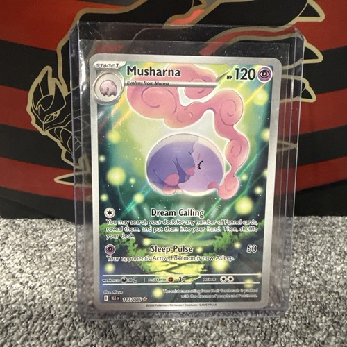 Pokemon TCG - Musharna - 117/086 - Illustration Rare - SV: Black Bolt ...