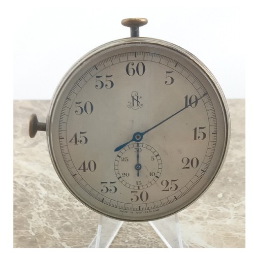 Substantial WW1 Nickel RFC Air Ministry Bomb Aimers Timer Stop Pocket ...