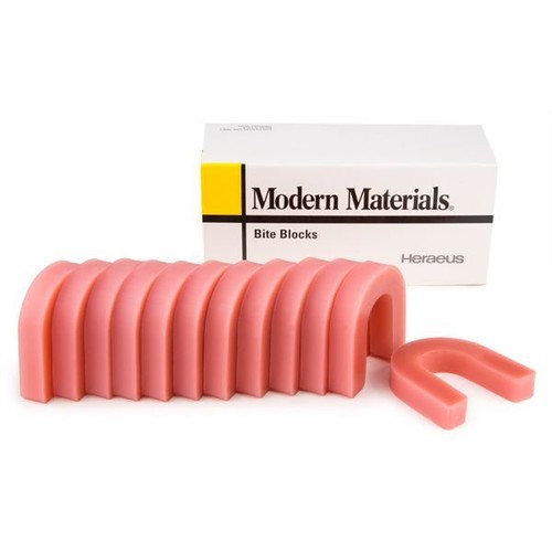 Modern Materials Bite Blocks - Soft, Pink, Trial Package: 12 per Box | eBay