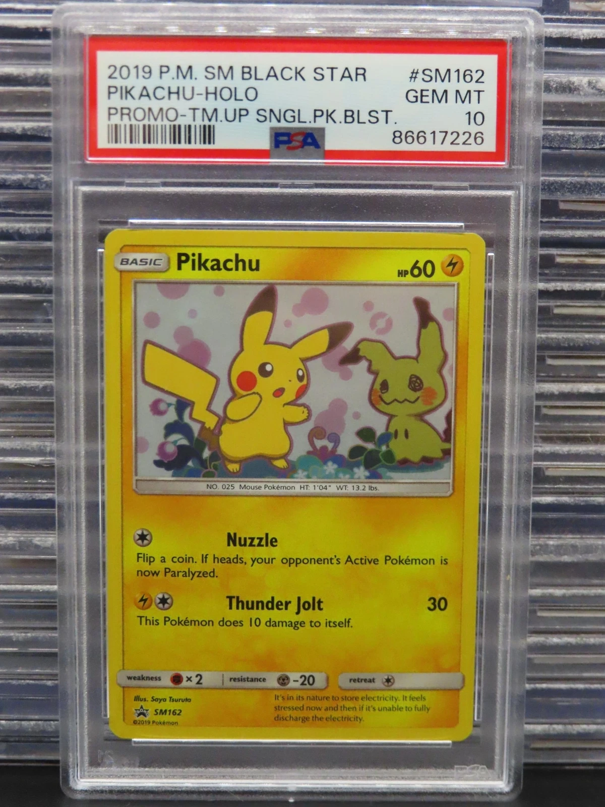 Pikachu 2019 Sun & Moon: Black Star Promo #SM162 Single Pack Blisters ...
