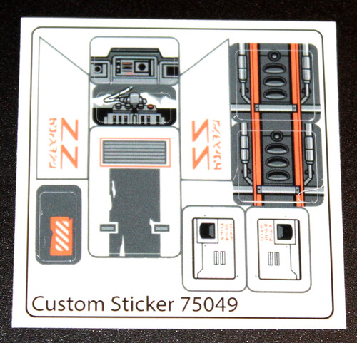 Custom Aufkleber für 75049 Replacement Sticker Sheet | eBay