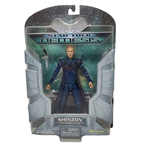 Vintage Star Trek Nemesis SHINZON w/ Reman Dagger Art Asylum New ...