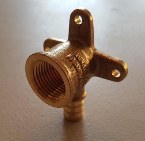 (10) 1/2" PEX X 1/2" FEMALE NPT THREADED DROP EAR ELBOW CRIMP FITTINGS ...