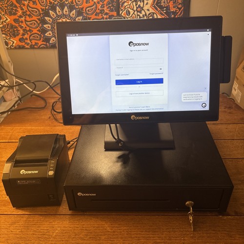 Epos Now Eposnow POS Touch Screen C15 Terminal w/Cash Drawer & Printer ...