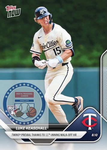 **PRE SALE** Luke Keaschall - 2025 MLB Topps NOW® - Card 543 | eBay