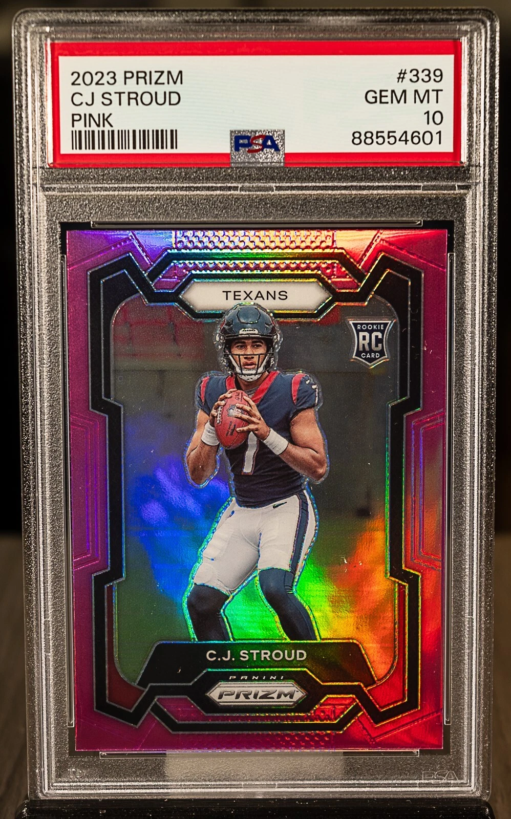 CJ Stroud 2023 Prizm #339 Pink PSA 10 Price Guide - Sports Card Investor