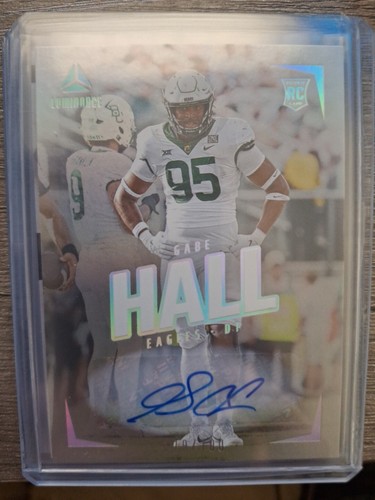 2024 Panini Luminance Rookies Autographs #162 Gabe Hall /700 AU RC ...