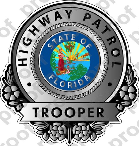 STICKER CIVIL FLORIDA HIGHWAY PATROL B | eBay