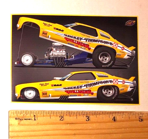 NHRA Racing Mickey Thompson REVELLEADER Pontiac Funny Car Banner ...