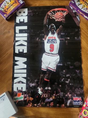 1992 Gatorade Michael Jordan USA Dream Team Olympics Be Like Mike ...