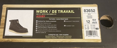 Irish Setter Red Wing Sz. 12 EE Ashby 83606 Safety Toe Leather Work ...