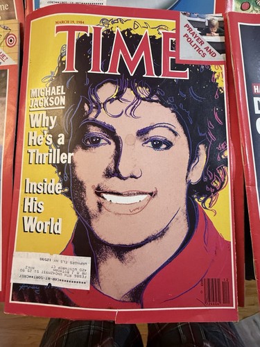 1984 MARCH 19 TIME MAGAZINE - ANDY WARHOL MICHAEL JACKSON FRONT COVER ...