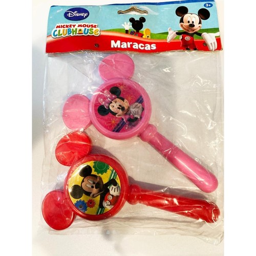 Minnie and Mickey Mouse Maracas Birthday Party Favors Toys 2 Piece | eBay