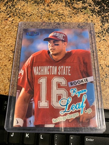 1998 FLEER ULTRA RYAN LEAF ROOKIE CARD NRMT ~ #202 | eBay