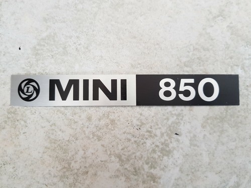 Classic Mini 850 Rear Boot Badge Insert | eBay UK