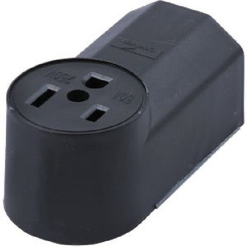 (1)-Forney 50A Surface Mount Black 6-50R Pin-Type Welder Power Outlet ...