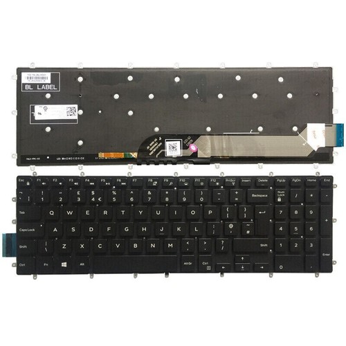 New Dell Inspiron 15-7566 7567 5567 5565 5568 7566 Black UK Backlit ...
